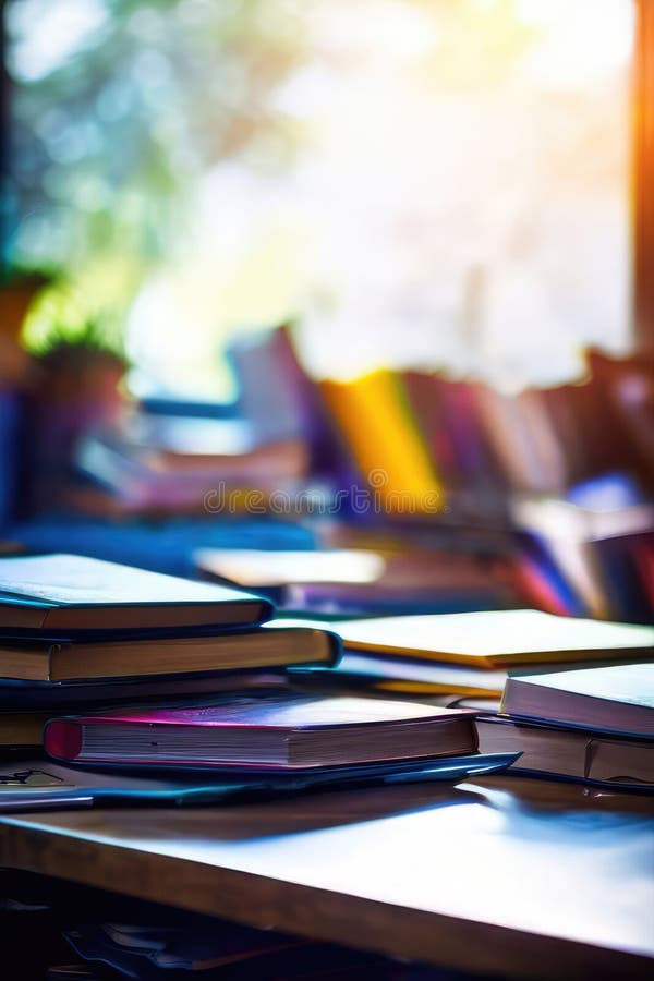 Stack of Books Close Up. Education, Culture Concept Stock Photo - Image ...