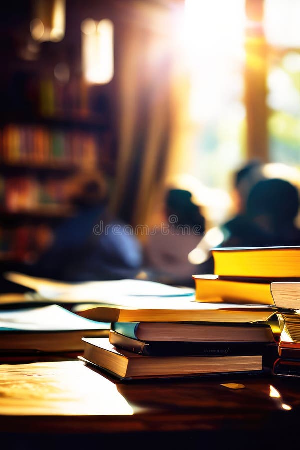Stack of Books Close Up. Education, Culture Concept Stock Image - Image ...