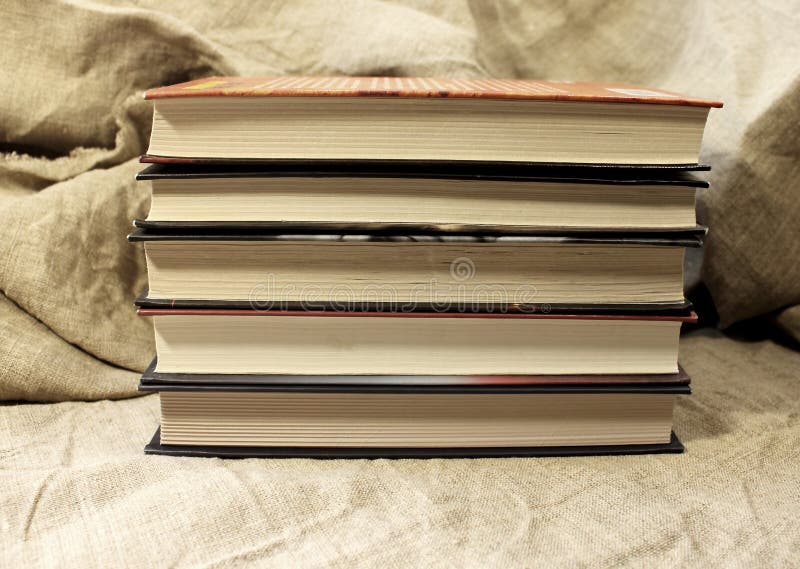 Stack of books stock photo. Image of brown, open, reading - 50690996
