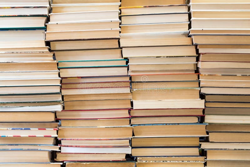 A Stack of Books with Colorful Covers. the Library or Bookstore. Books ...