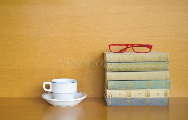 Stack of Five Books with Color Covers Stock Photo - Image of hardcover ...