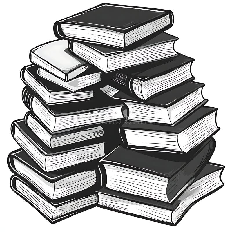 Stack of Books Forming a Pile, Representing Knowledge and Learning. AI ...