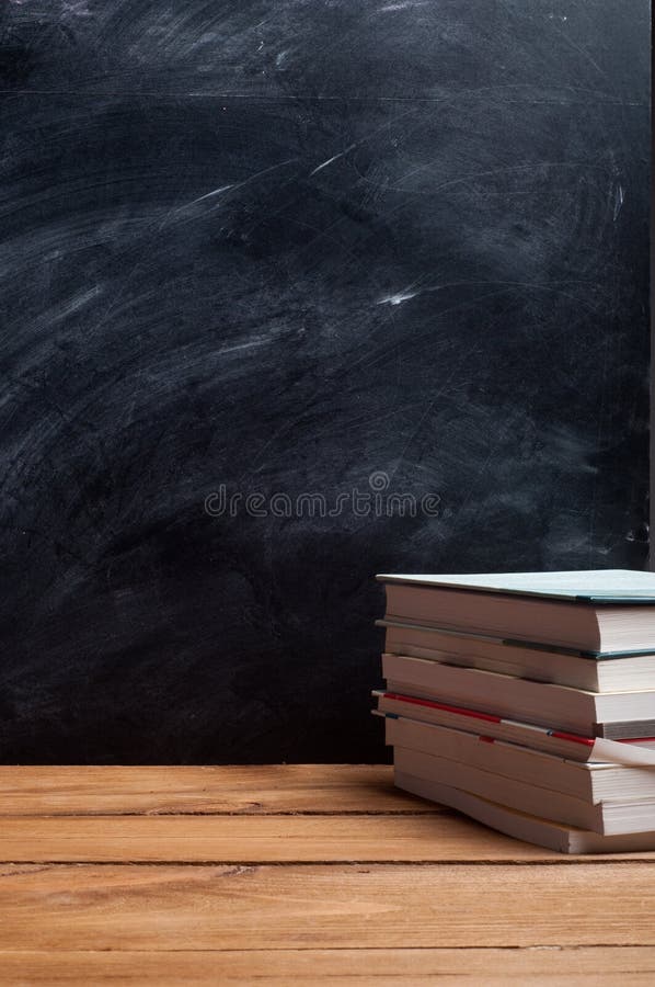Stack of books stock image. Image of blackboard, chalk - 33788543