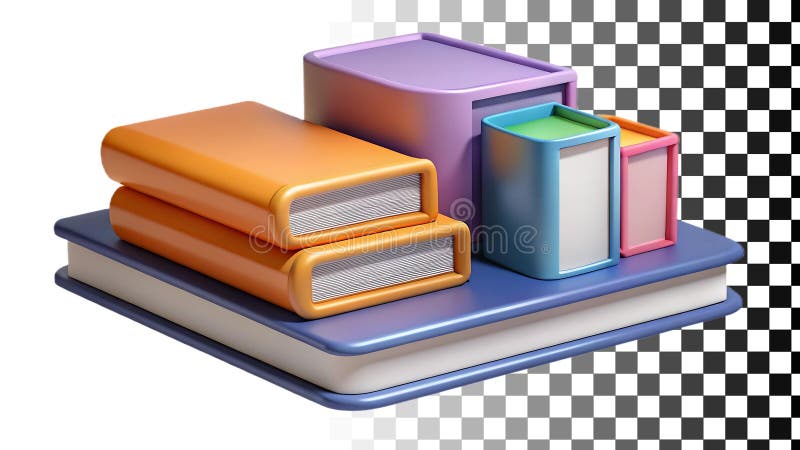 Stack of Books with Gift, Showcasing Learning and Present of Knowledge ...