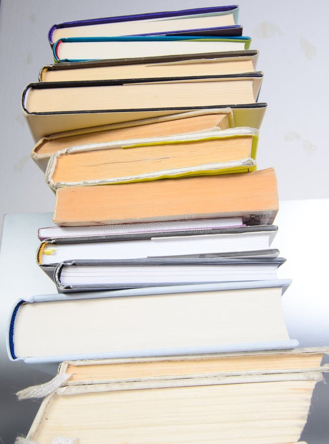 Stack of books stock photo. Image of stack, library, high - 48574658