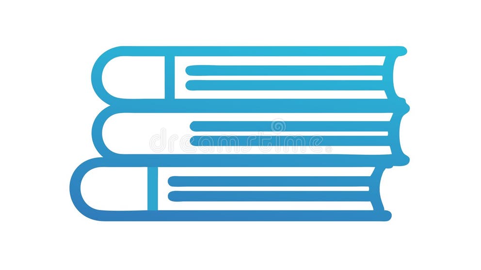 Stack of Books Icon for Education and Learning, Vector Design ...