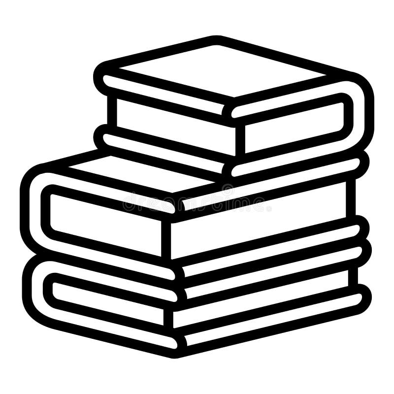 Books Outline Stock Illustrations – 20,697 Books Outline Stock ...