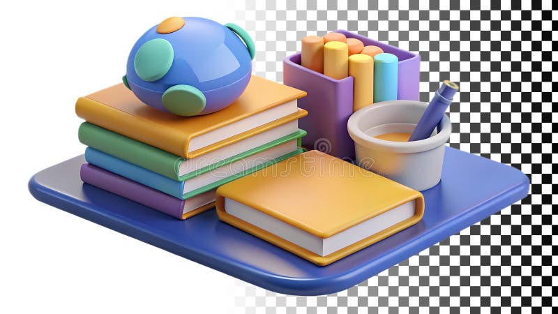Stack of Books Icon, Representing Education Knowledge and Reading ...