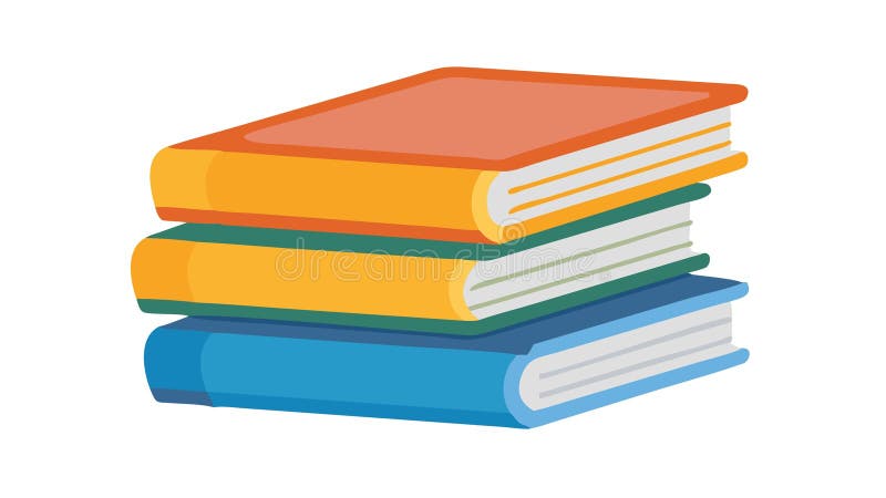 Stack of Books Icon Vector, Vector Design Generative AI Stock Vector ...