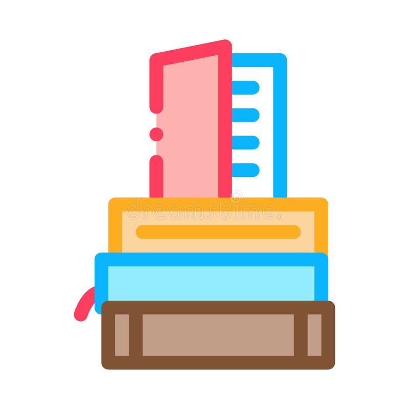 Stack of Books Icon Vector Outline Illustration Stock Vector ... Stack of Books Icon Vector Outline Illustration Stock Vector ...