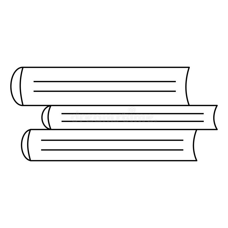 Stack of Books, Interior Design Element, Back To School or Study ...