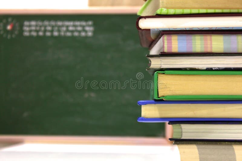 Stack of Books on Background.Education, Study Stock Image - Image of ...