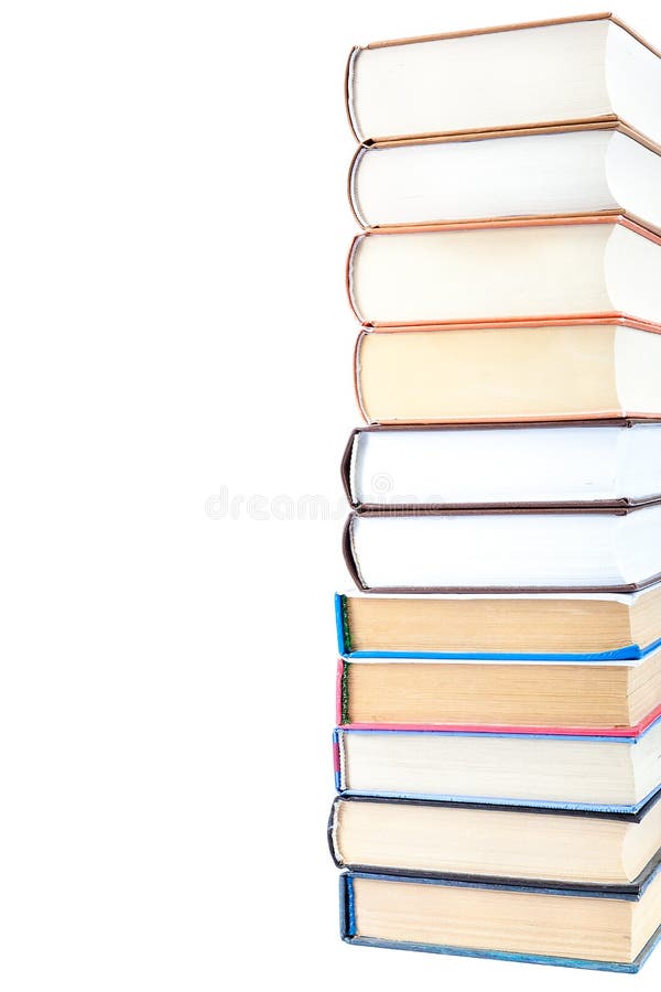Stack of old books. stock image. Image of education, paper - 34238615