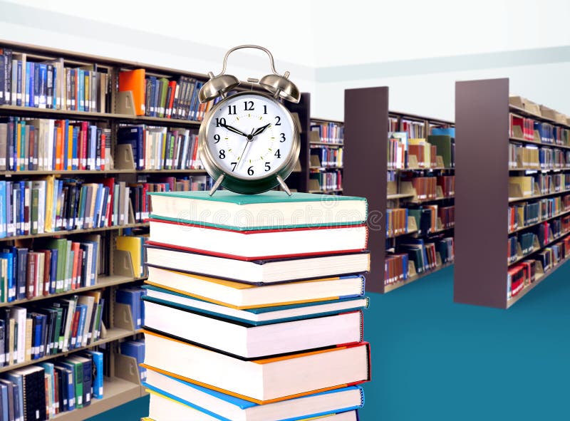 Stack of books in library stock image. Image of literature - 53121355