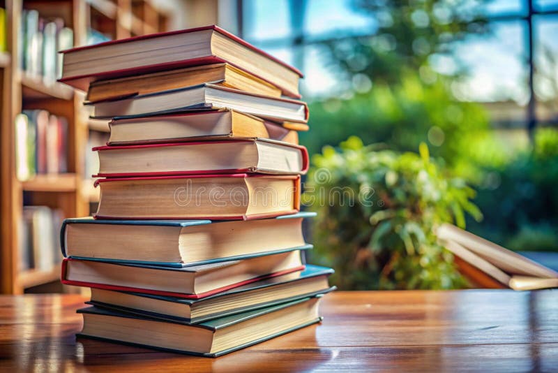 Stack of books stock illustration. Illustration of stackofbooks - 363661454