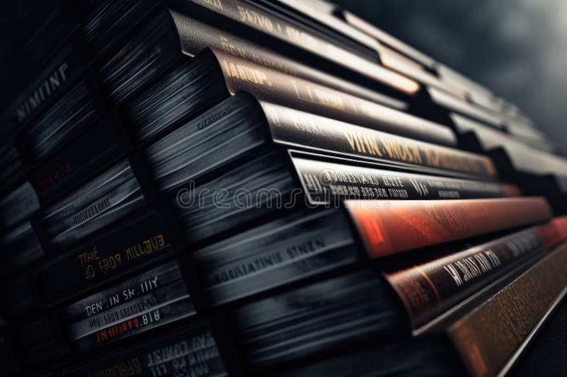 A Stack of Books Neatly Arranged on Top of Each Other. Perfect for ...