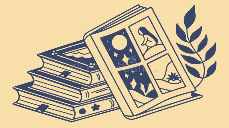 Stack of Books Open Book: Education Learning Vector Art, Vector Design ...