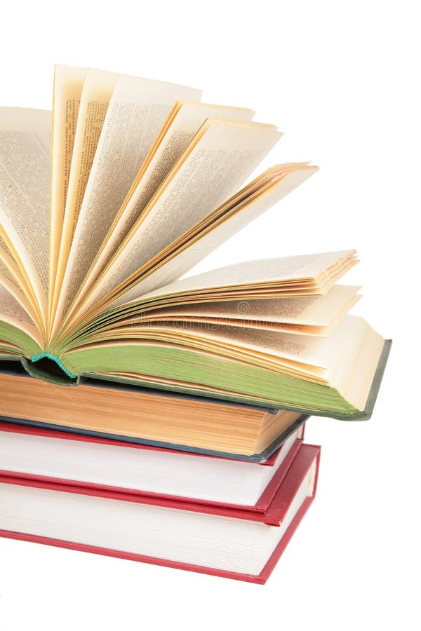 Books stack stock image. Image of print, document, encyclopedia - 14321871