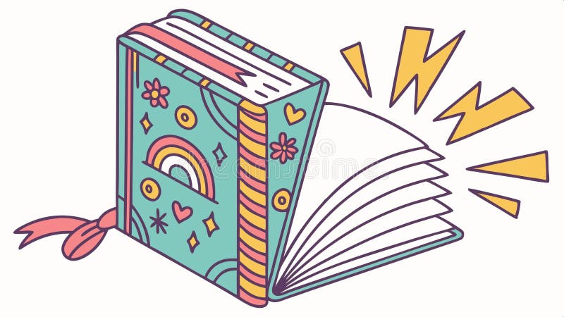 Stack of Books with a Pen and Pencil Education Learning Items Vector ...