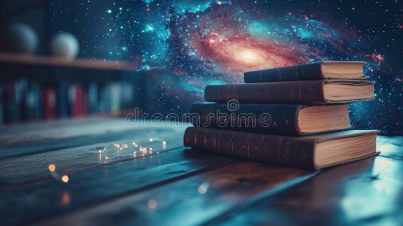 A Stack of Books on Physics and Mathematics, the Foundation of ...