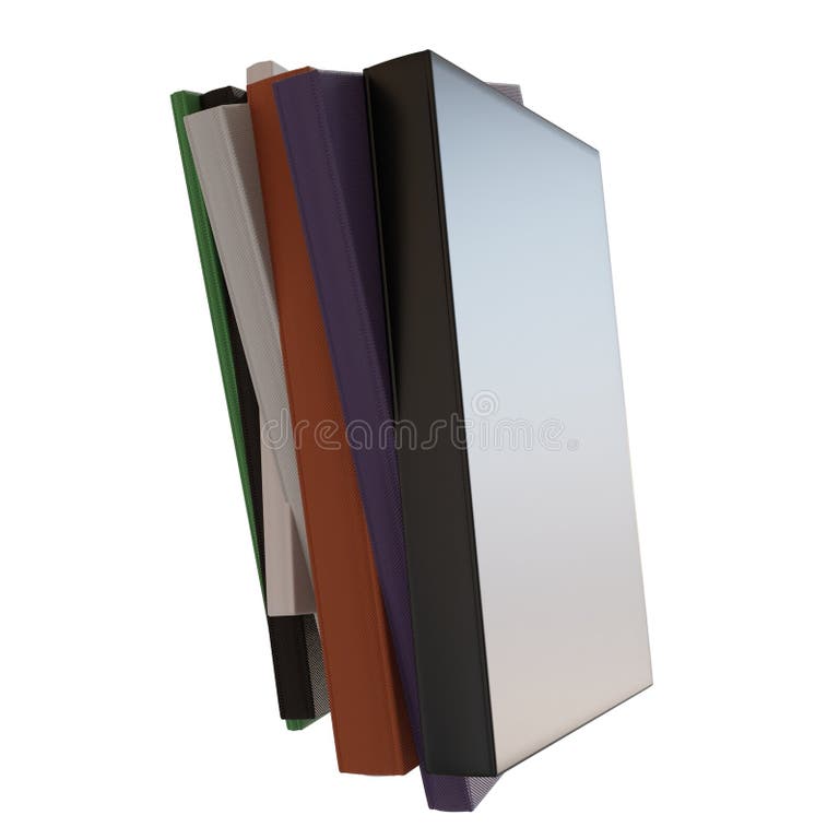 A Stack of Books. Realistic 3D Render. Book Day Stock Illustration ...