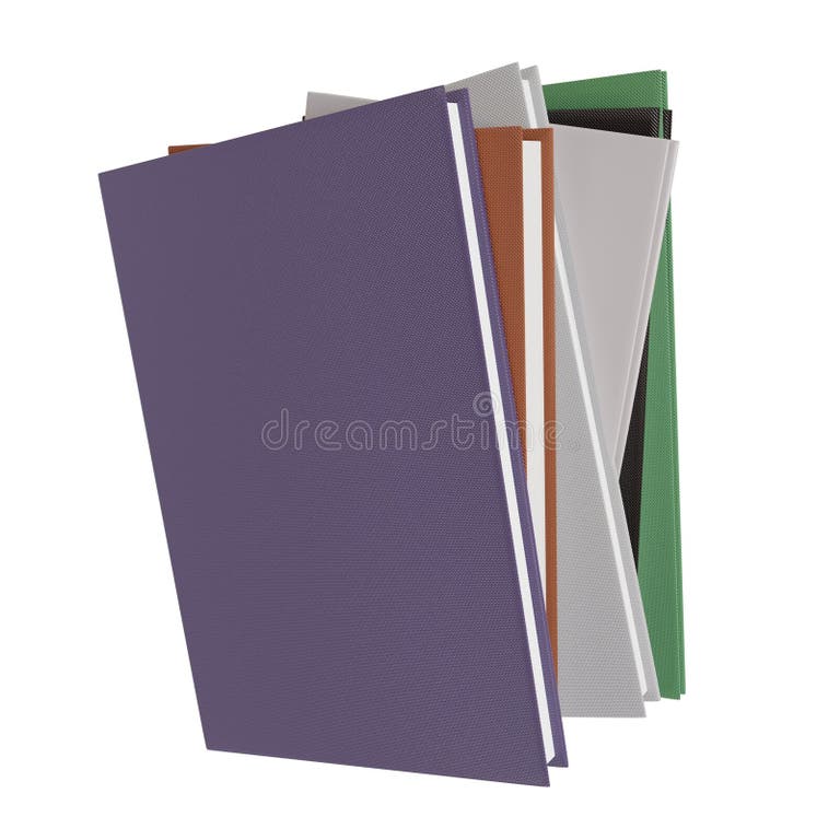 A Stack of Books. Realistic 3D Render. Book Day Stock Illustration ...