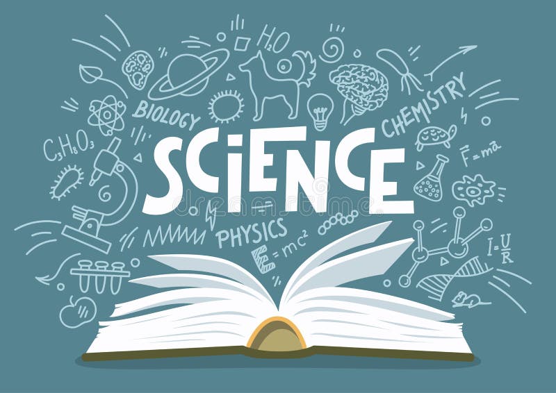 Stack Of Science Textbooks