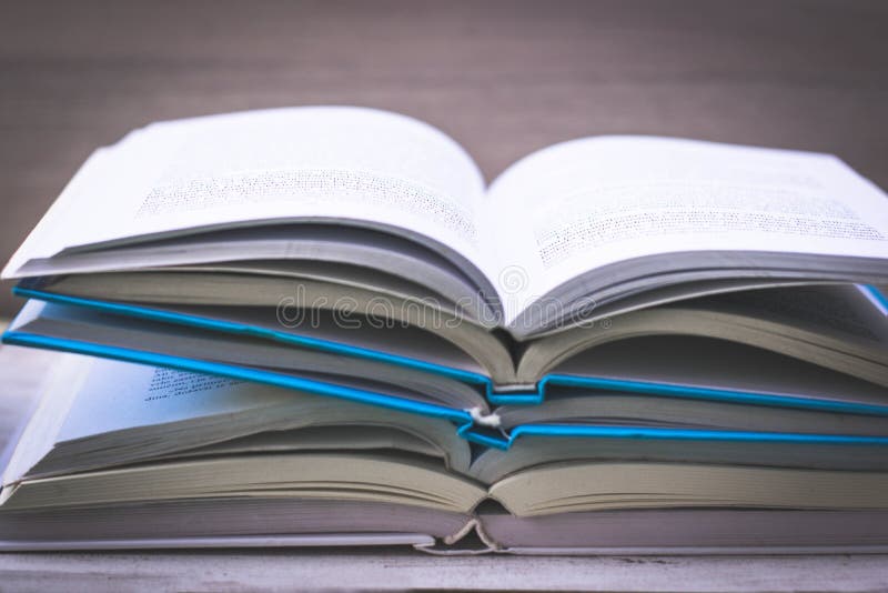 Stack of books stock photo. Image of fashioned, cover - 129327408