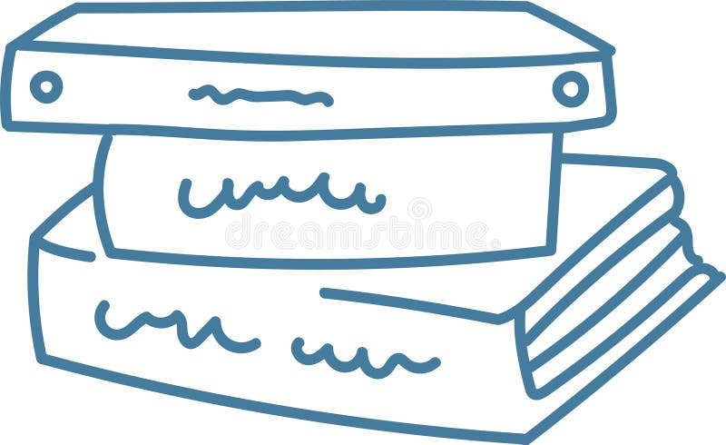 Stack of Books Sketch stock illustration. Illustration of books - 371740437
