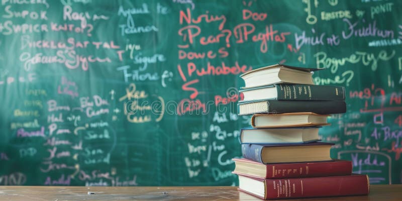 The Literary Tower of Wisdom (with Copyspace Stock Illustration ...