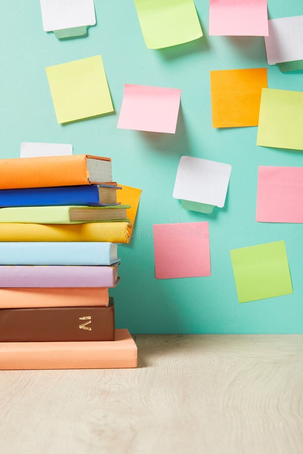 Of Books on Table Near Multicolored Stock Image - Image of childhood ... Of Books on Table Near Multicolored Stock Image - Image of childhood ...