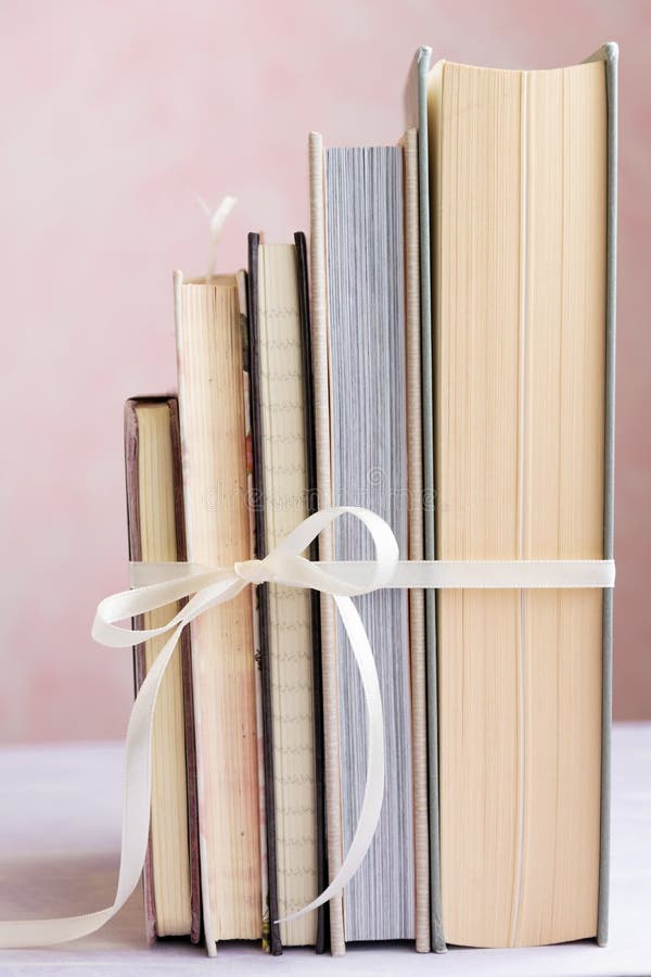 Books Tied Together With A Belt Stock Image - Image of retro, novel ...