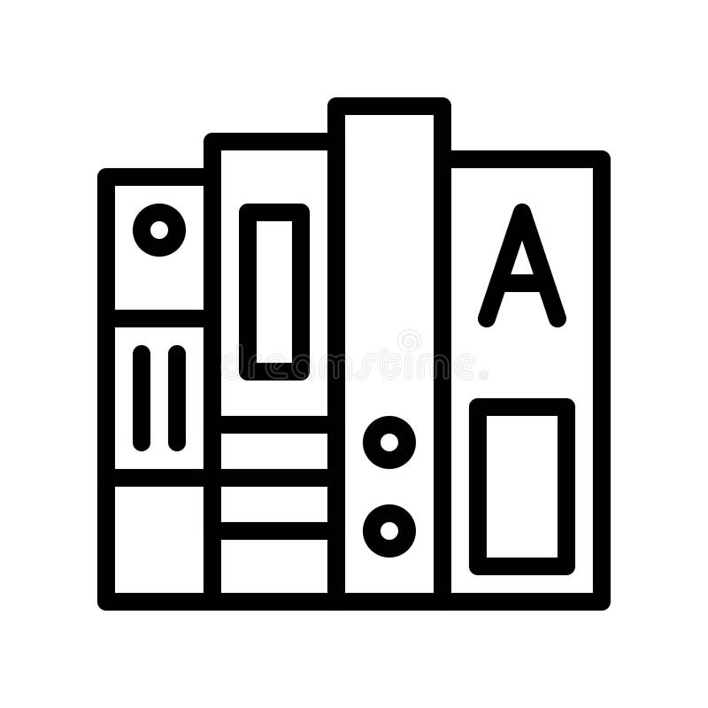 Stack of Books Vector, Back To School Line Design Icon Stock Vector ...