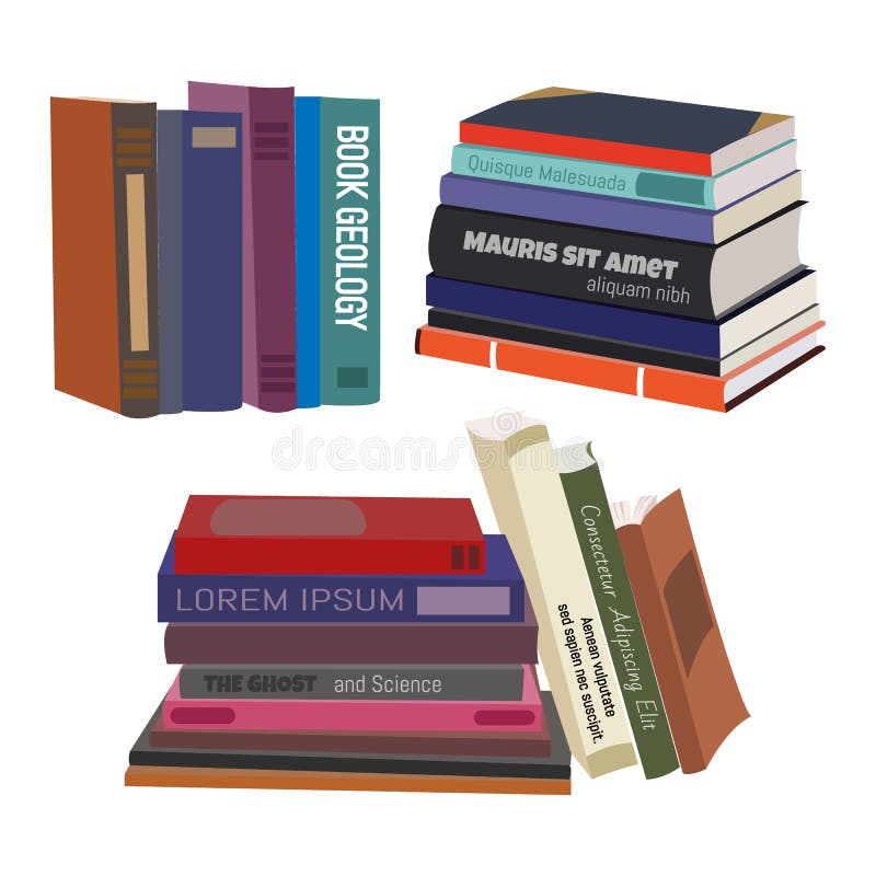 Stack of Books Vector stock vector. Illustration of books - 173935326