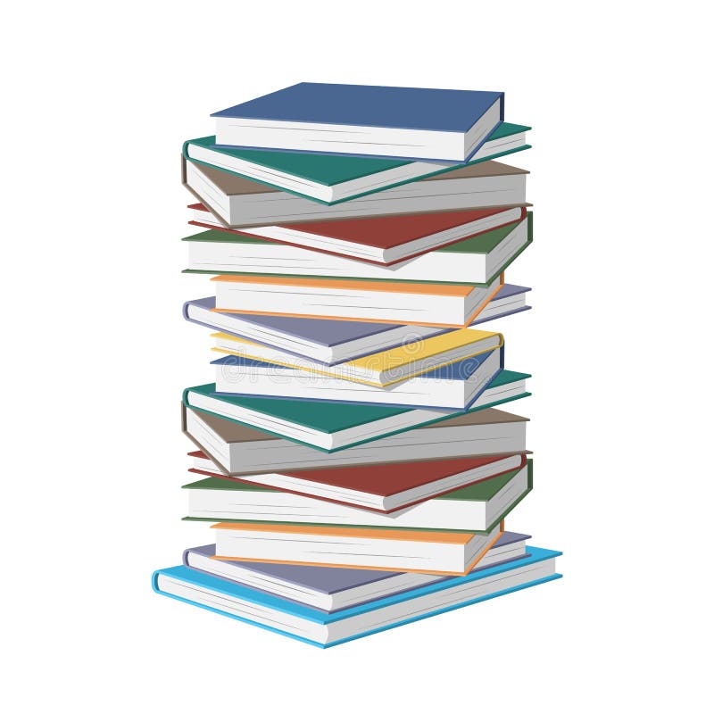 Vertical Stack Text Books Stock Illustrations – 568 Vertical Stack Text ...