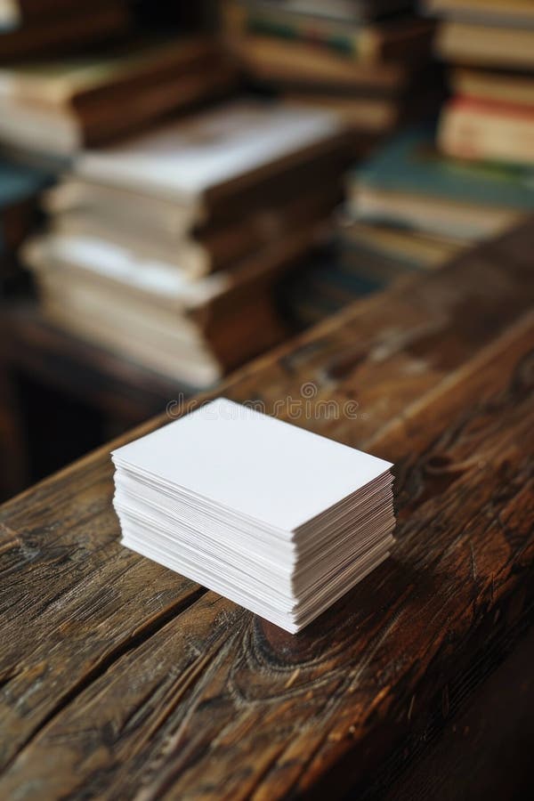 A Stack of Books on a Wooden Table, Ideal for Educational and Reading ...