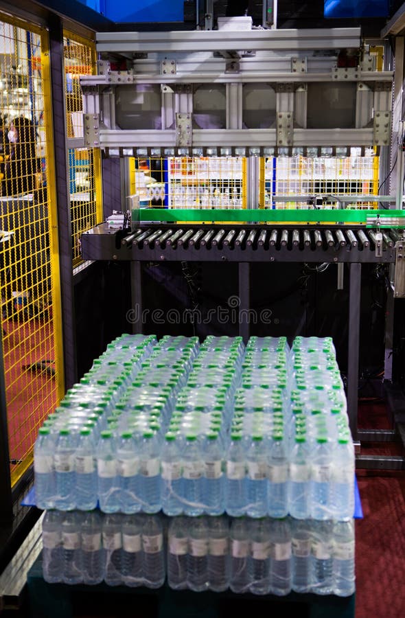 Stack of bottles of water editorial image. Image of bottled - 307359975