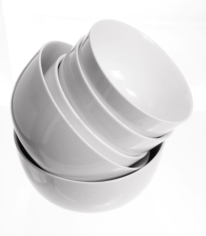 Stack of Bowls stock photo. Image of fragile, stack, tableware - 81695370