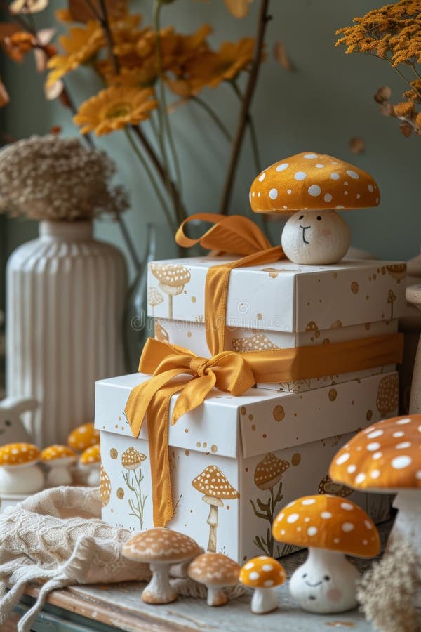 Stack of Boxes on Table stock image. Image of household - 317210841