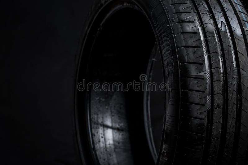 Stack of Brand New High Performance Car Tires Stock Image - Image of ...