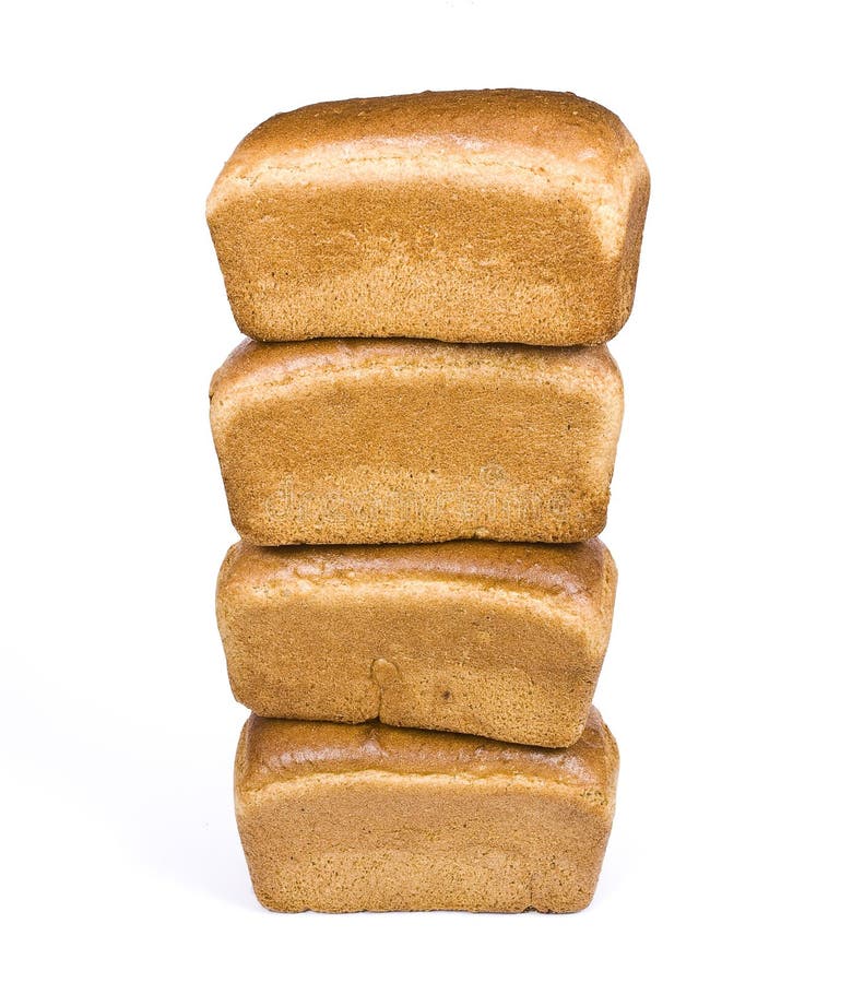 Stack of bread stock photo. Image of grain, dough, brown - 13262222