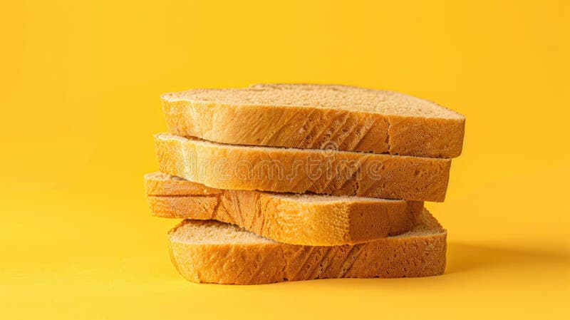 A Stack of Bread Slices, Perfect for Food-related Projects Stock Image ...