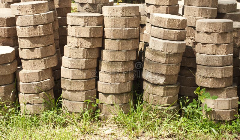 Stack of brick stock photo. Image of exterior, block - 21725628