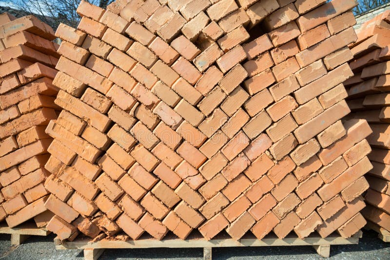 Stack of brick stock photo. Image of textured, bricks - 49666820