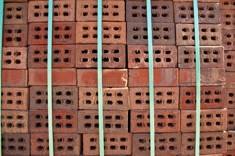 Stack of bricks stock photo. Image of brickyard, background - 23286374