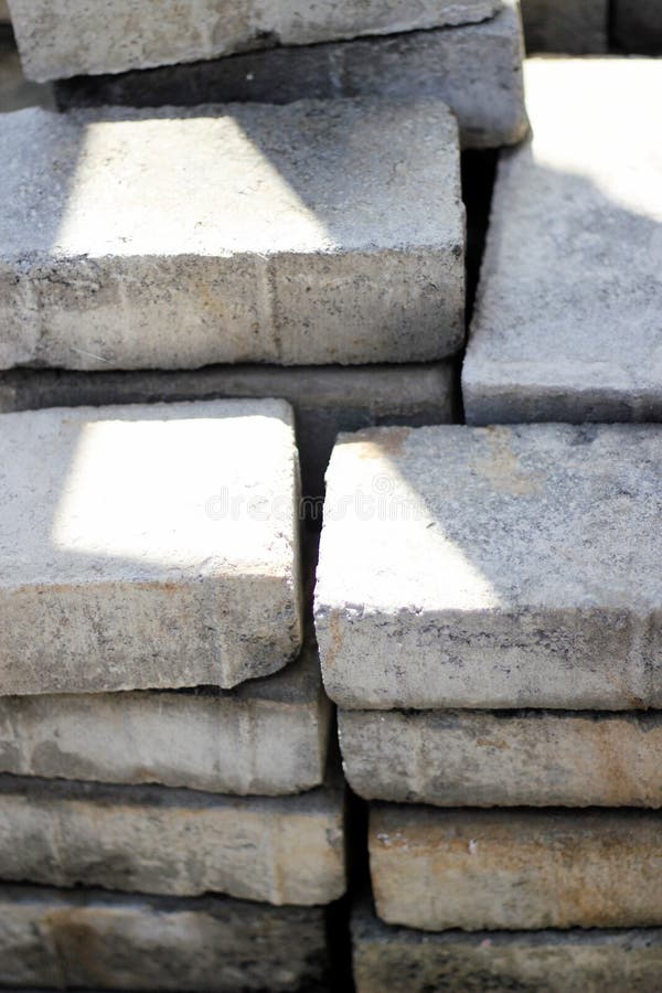 Stack of bricks stock image. Image of stack, building - 128482967