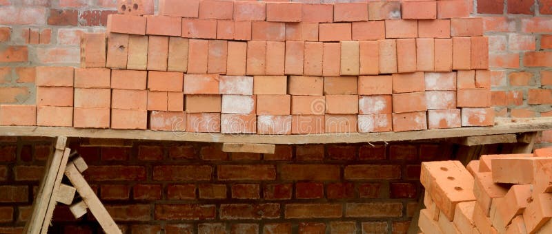 Stack of bricks stock photo. Image of connect, build - 72727138
