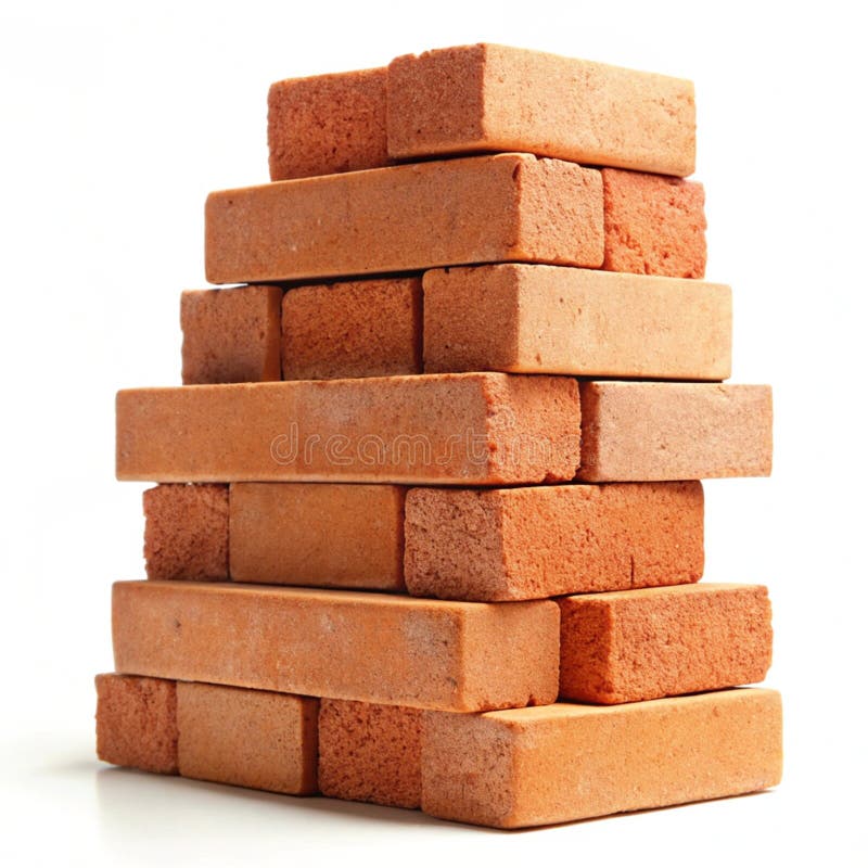 Stack of bricks stock illustration. Illustration of blocks - 361160124