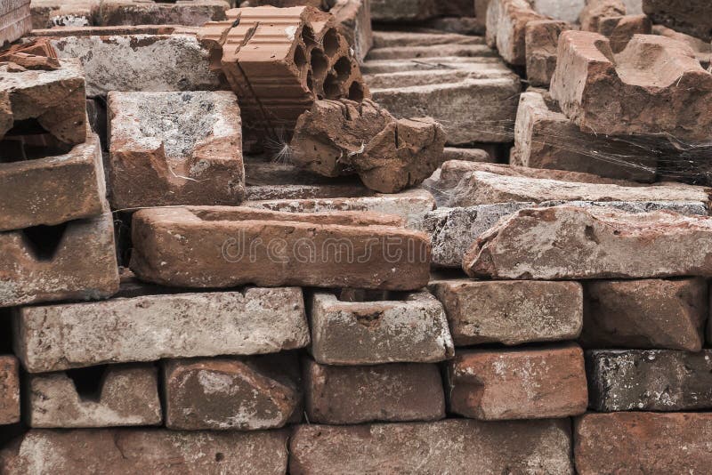 Stack of bricks stock image. Image of pattern, isolated - 136718393