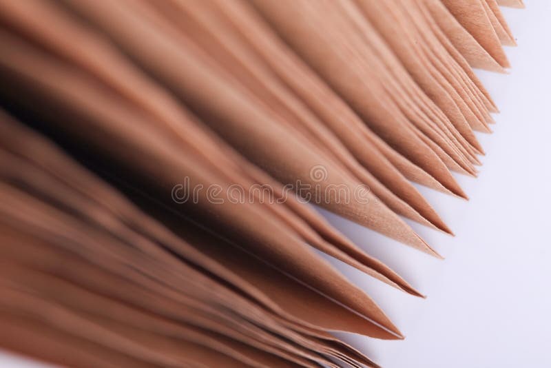 Stack of Brown Paper Page Document Stock Image - Image of letter, heap ...